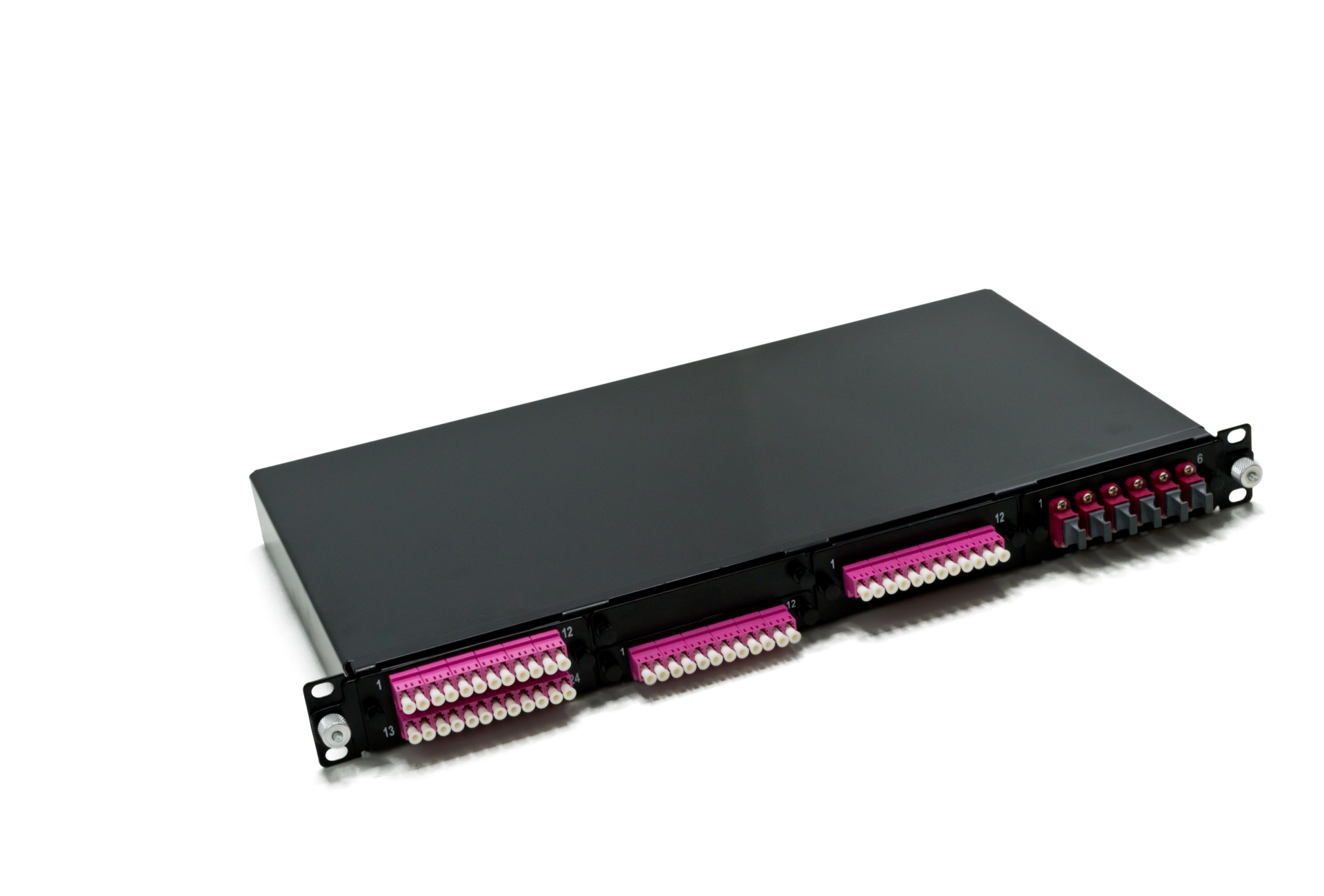 1U 19" panel, 4 module capacity - Sylex