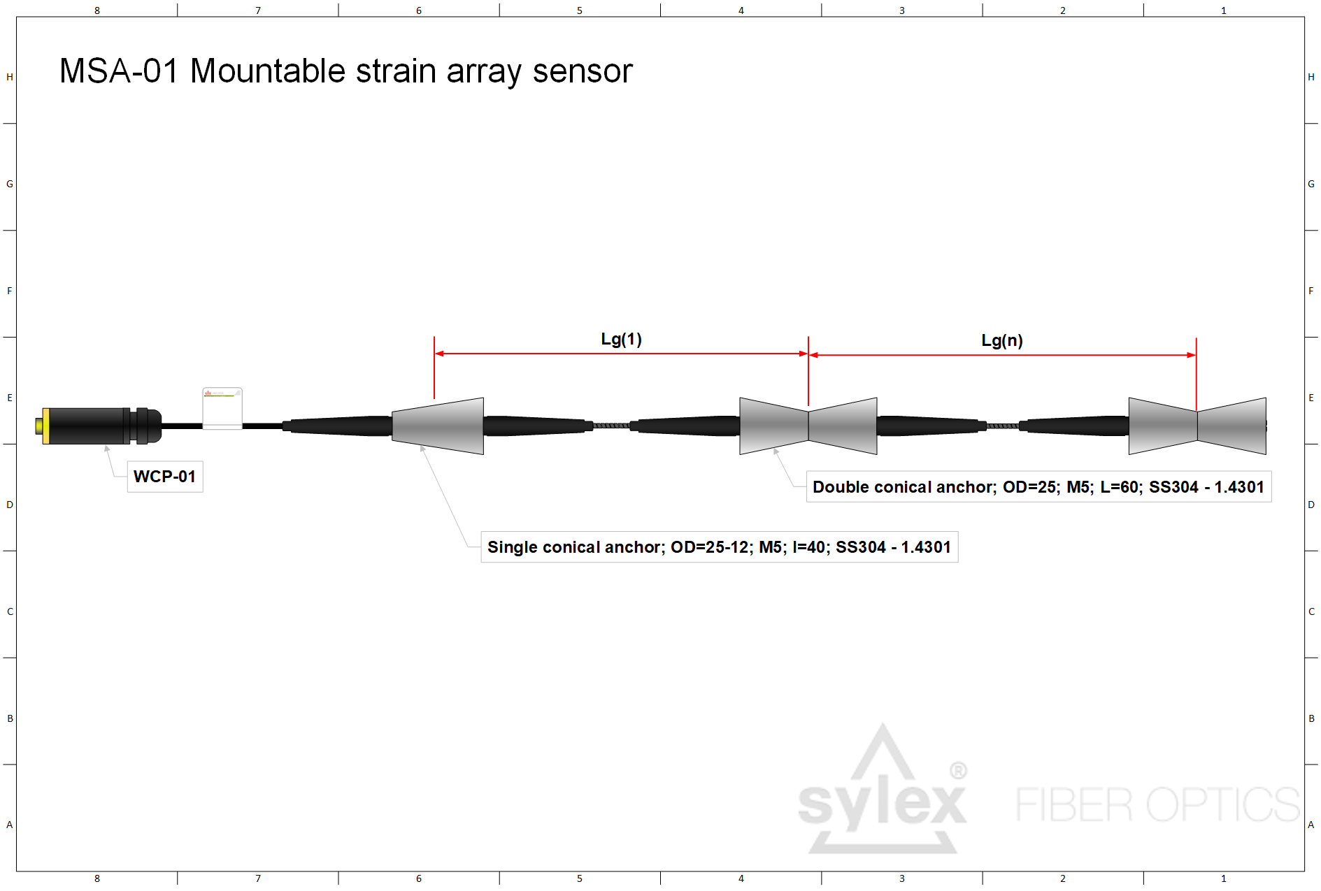 MSA-01 Mountable strain array sensor - Sylex
